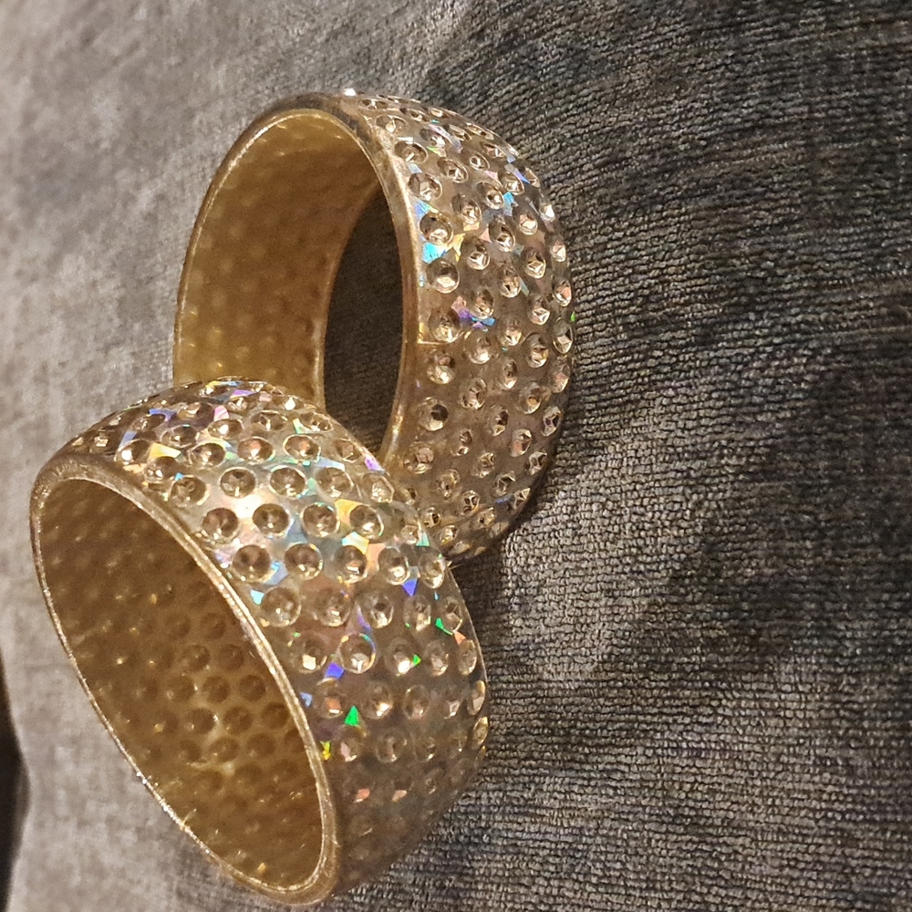 Opalescent Acrylic Bangles (2) - Gem